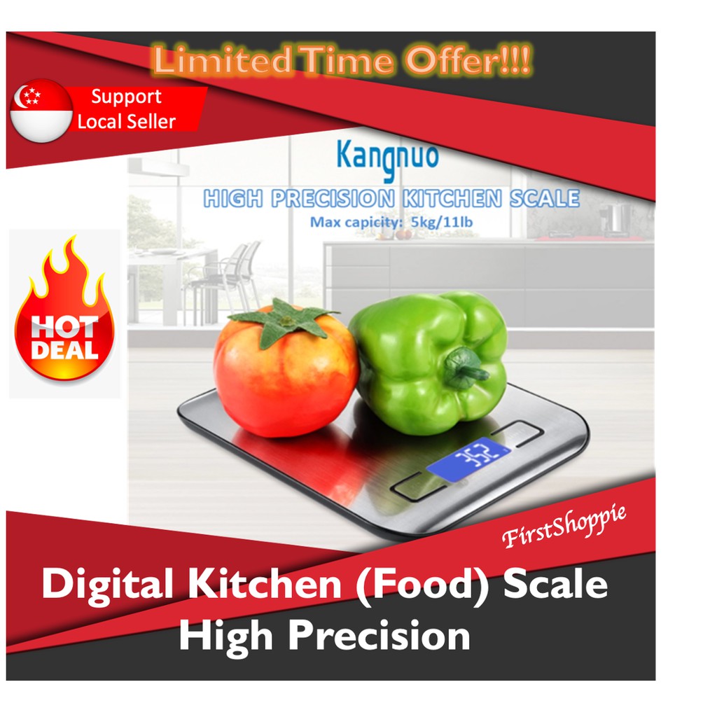 Multifunction Smart Food Weighing Scale Digital Kitchen Scale Calories ...