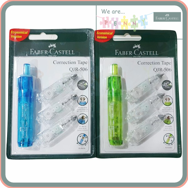 Type X Tape/Paper Faber Castell Correction Tape QJR 506+3 Refill 5mm ...