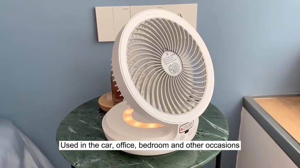 【SG STOCK】Edon Air Circulation Fan(7 inch) Auto Rotation Table Fan Wall ...