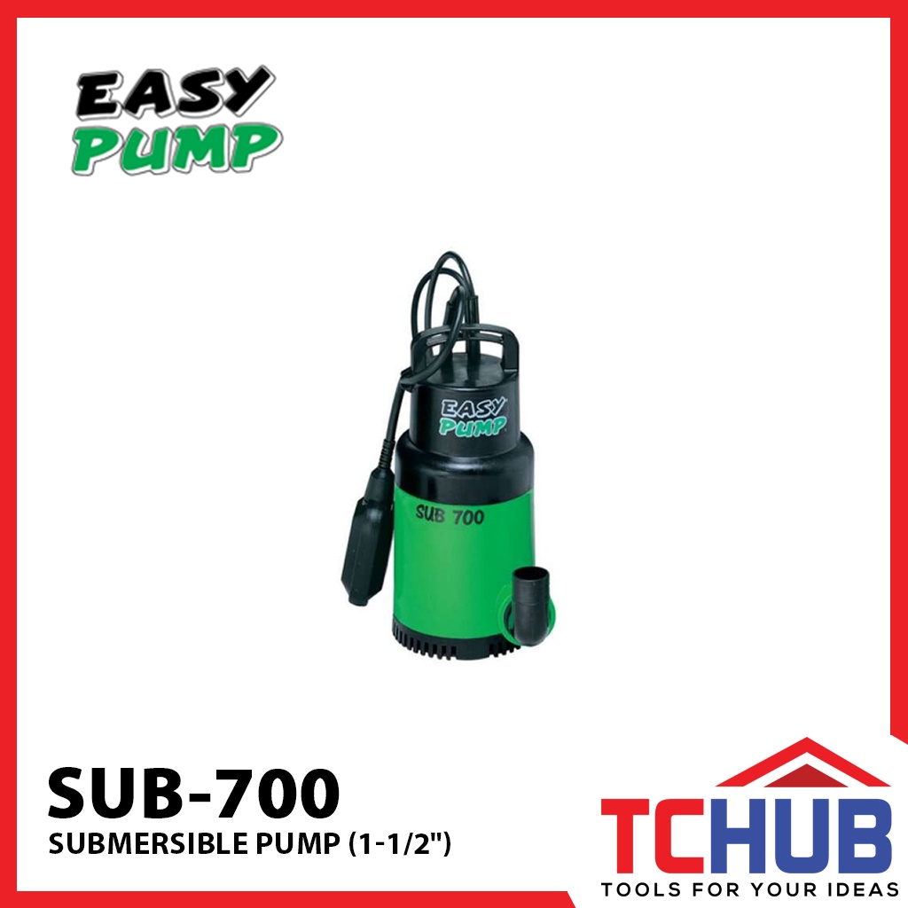 [EASY PUMP] SUB-700 Submersible Pump (1-1/2") | Shopee Singapore