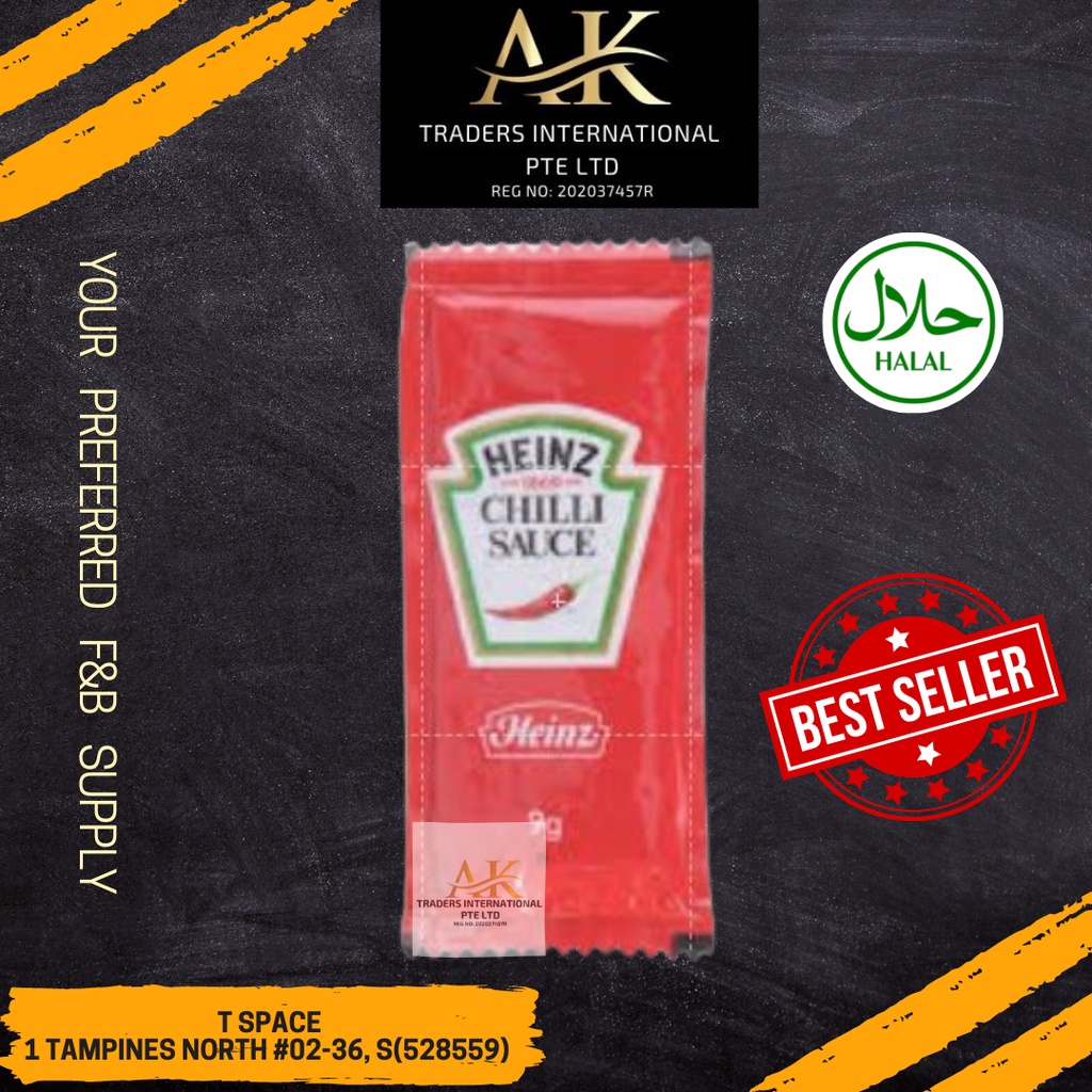 HEINZ CHILLI SACHETS-100PC | Shopee Singapore