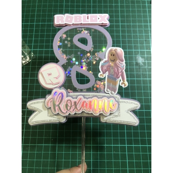 Roblox number shaker cake topper | Shopee Singapore
