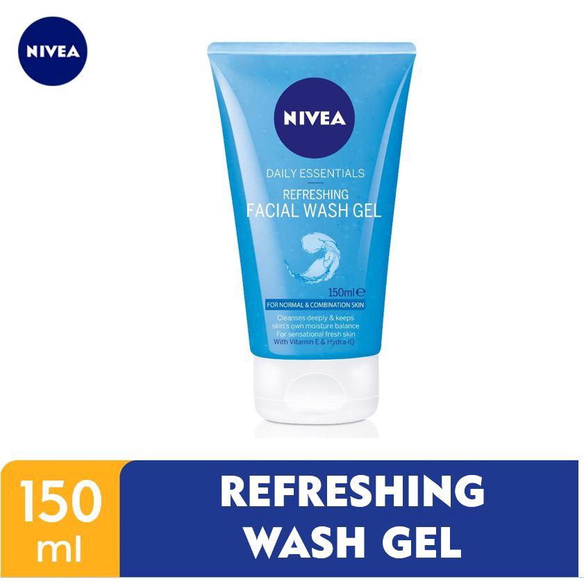 NIVEA Face Care for Women Cleanser Refreshing Facial Wash Gel 150ml ...