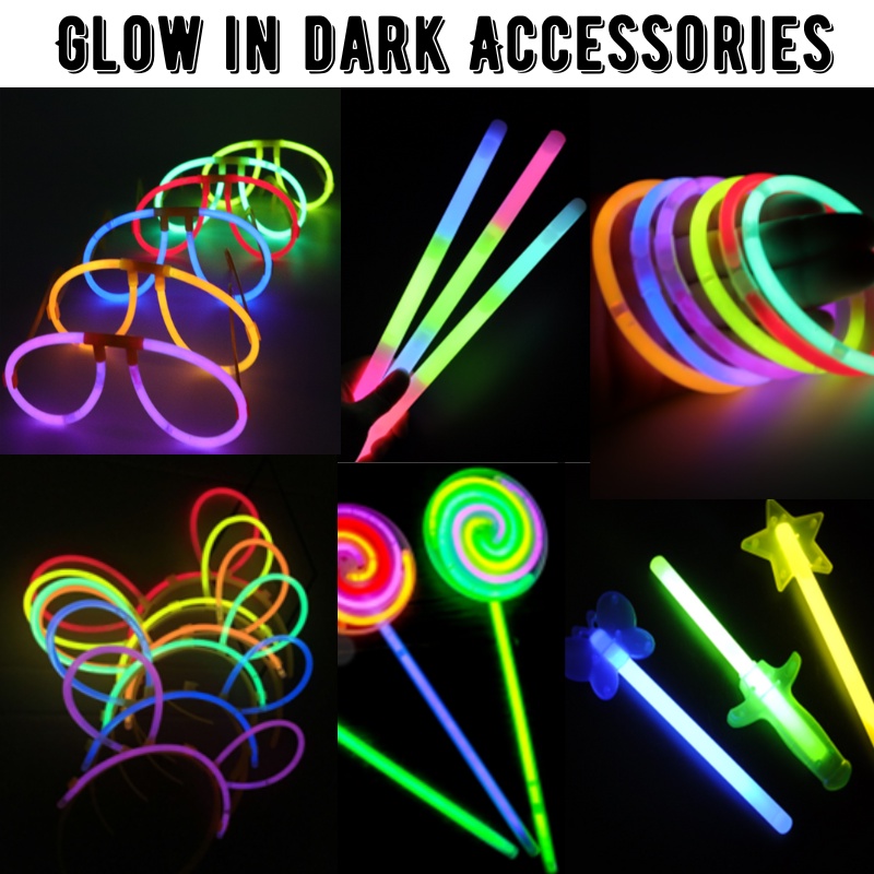 [SG Stock] Glow in the Dark Neon Party Accessories Rave Party Gear ...
