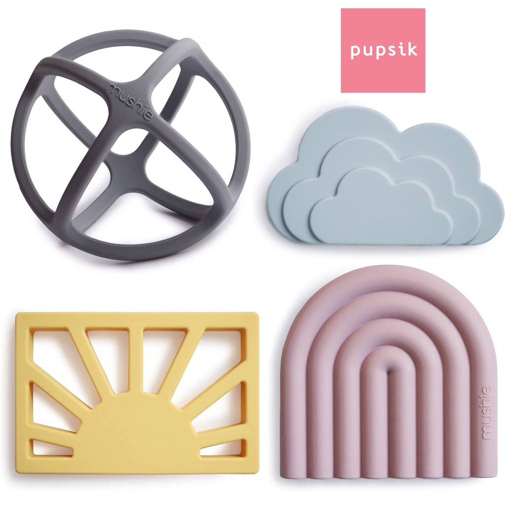 Mushie Silicone Various Shape Teether - 31 Types | Shopee Singapore