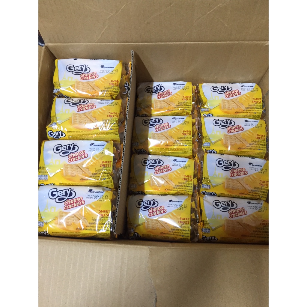 Gery Cheese Cracker Pack 100g. Genuine product DKSH Vietnam. | Shopee ...
