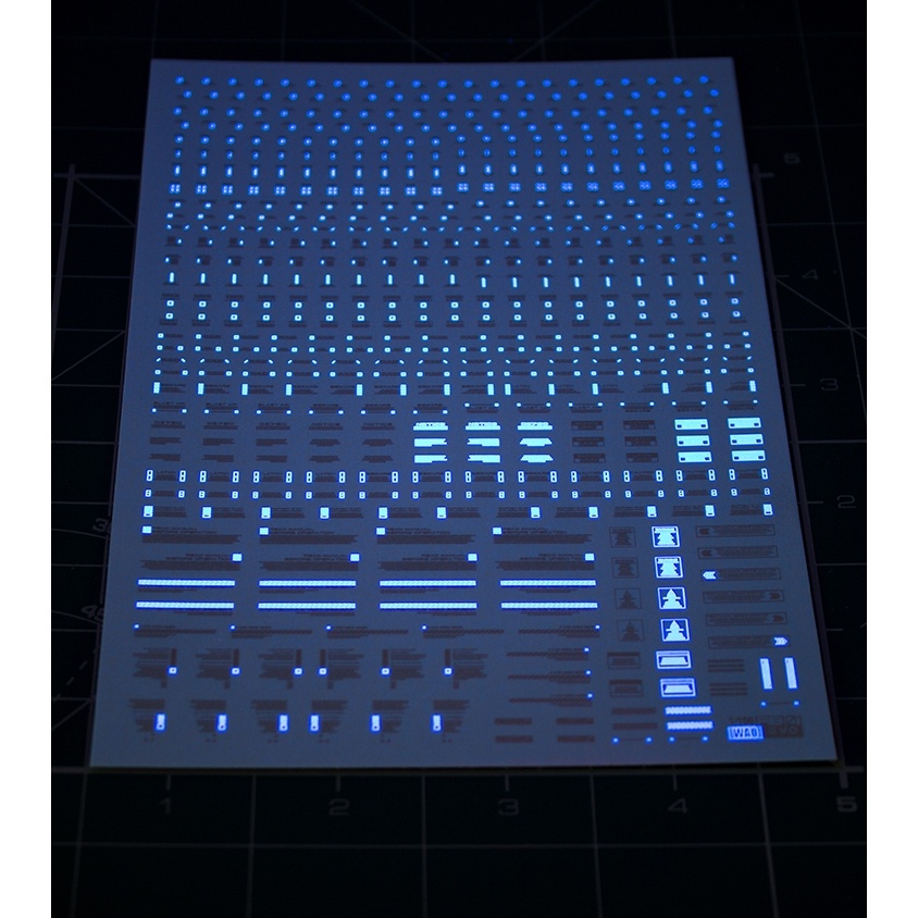 EVO Decals For RB01 1/100 General Warning Logo Sign HIQ Fluorescence ...
