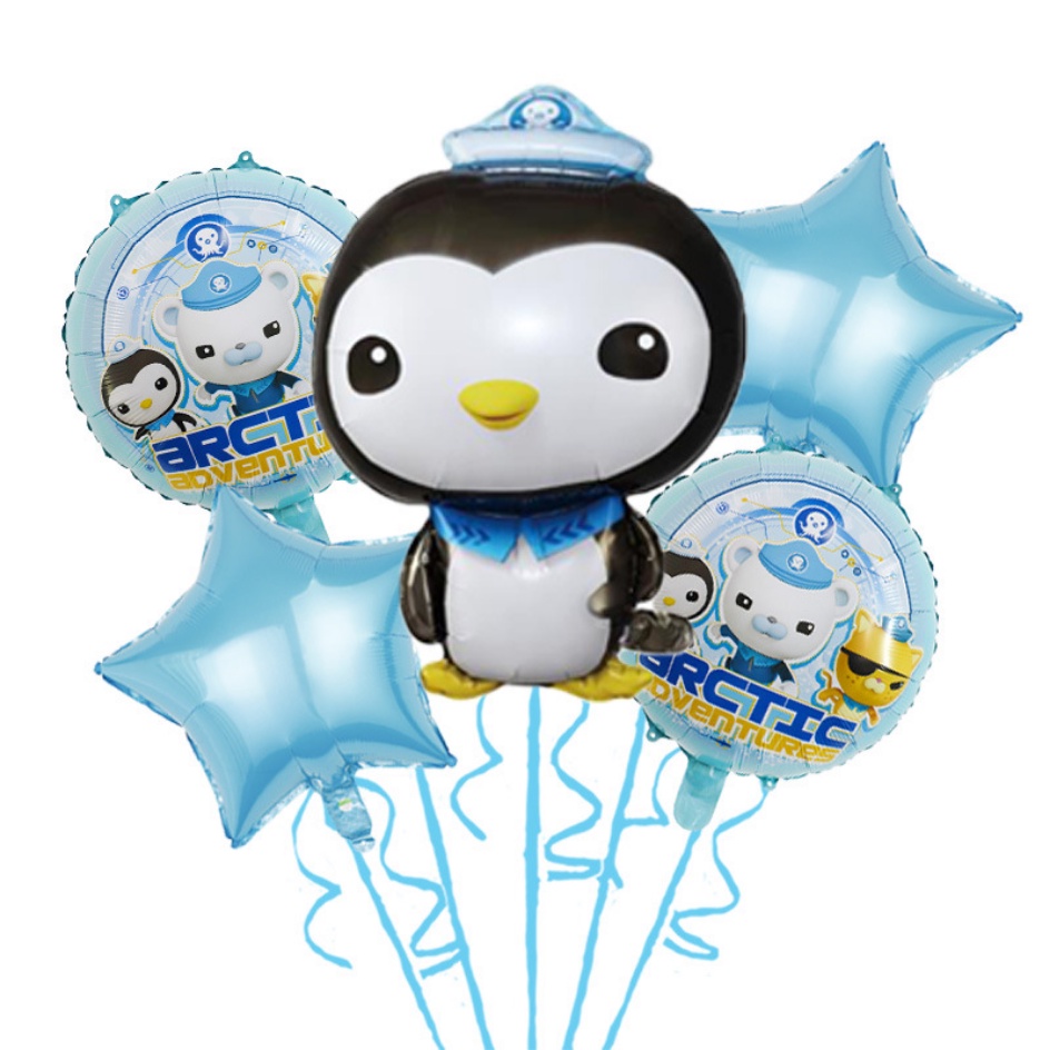New The Octonauts Theme Birthday Party Aluminum Film Balloons Set ...