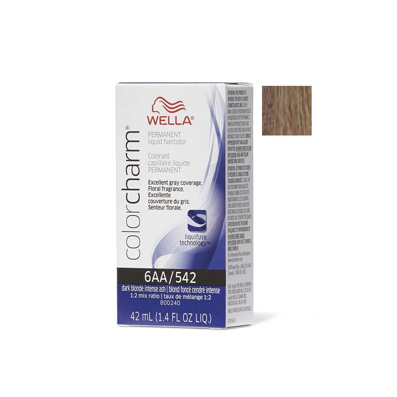 Wella Color Charm Permanent Liquid Hair Color 6AA_542 | Shopee Singapore