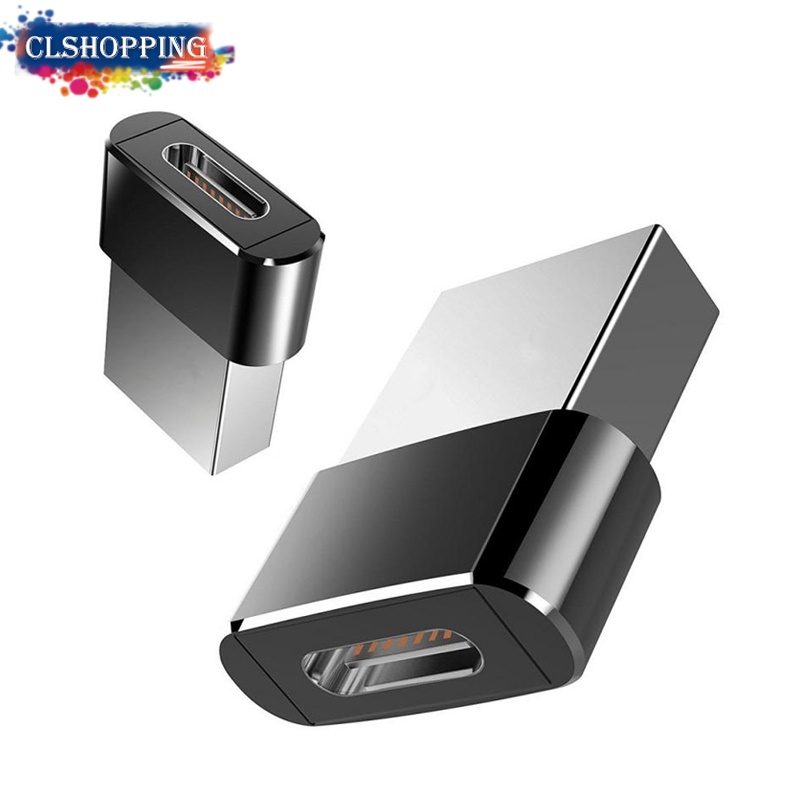 High Quality Type-C Adapter Type-C USB 2.0 Male to Type C Female ...
