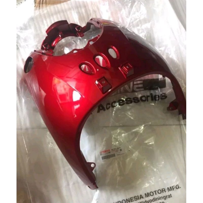 MERAH Yamaha FINO FRONT SHIELD ORIGINAL Yamaha RED CARBURE ORIGINAL YGP ...