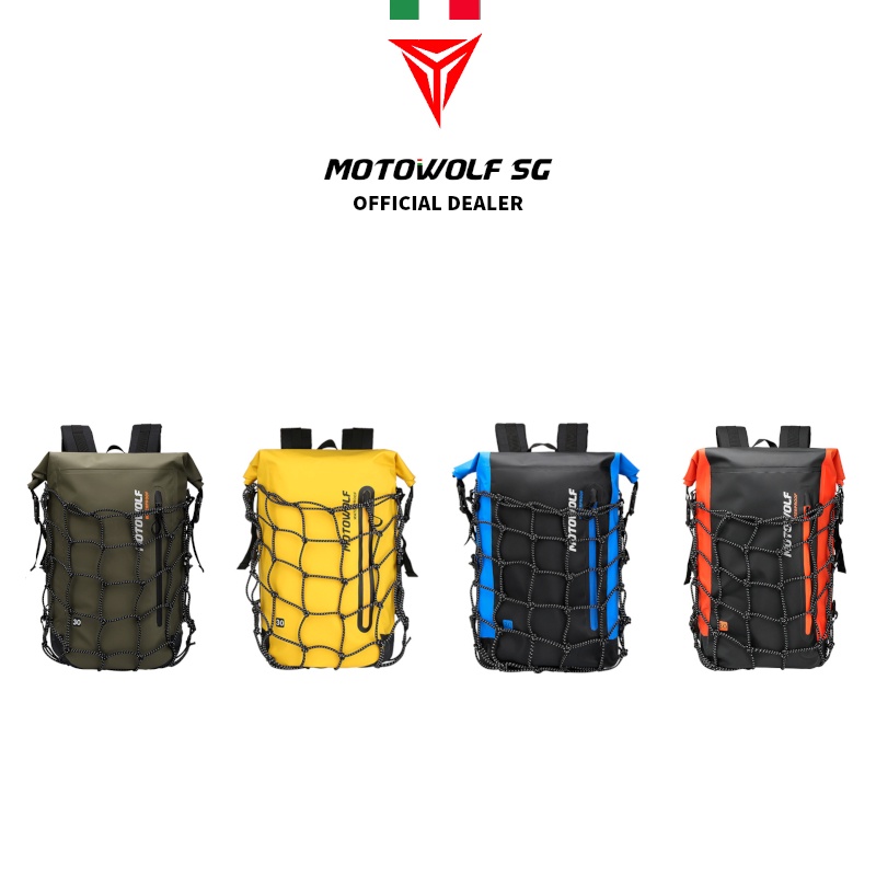 Motowolf Antitempesta Waterproof Backpack | Shopee Singapore