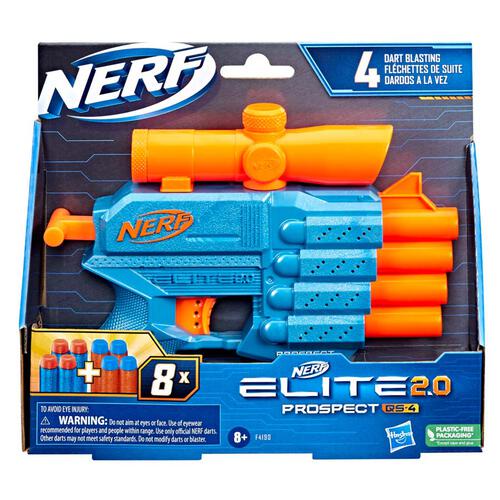 NERF Elite 2.0 Prospect QS-4 Blaster (4190) | Shopee Singapore