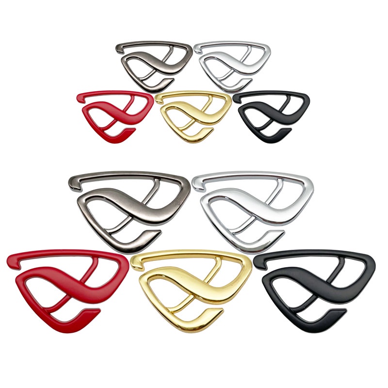 3D Metal Car Body Sticker Rotor Shaped Tail Decal Grille Logo For Mazda ...