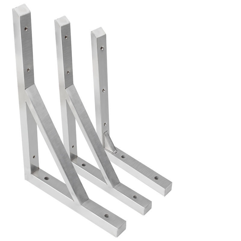 Thickened Stainless Steel Tripod Load-Bearing Wall Shelf Support Wall ...