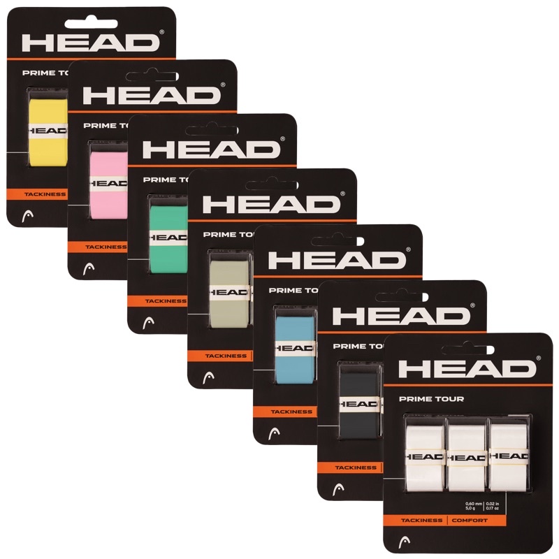 Head Grip Prime Tour Overgrip (3 per Pack) | Shopee Singapore