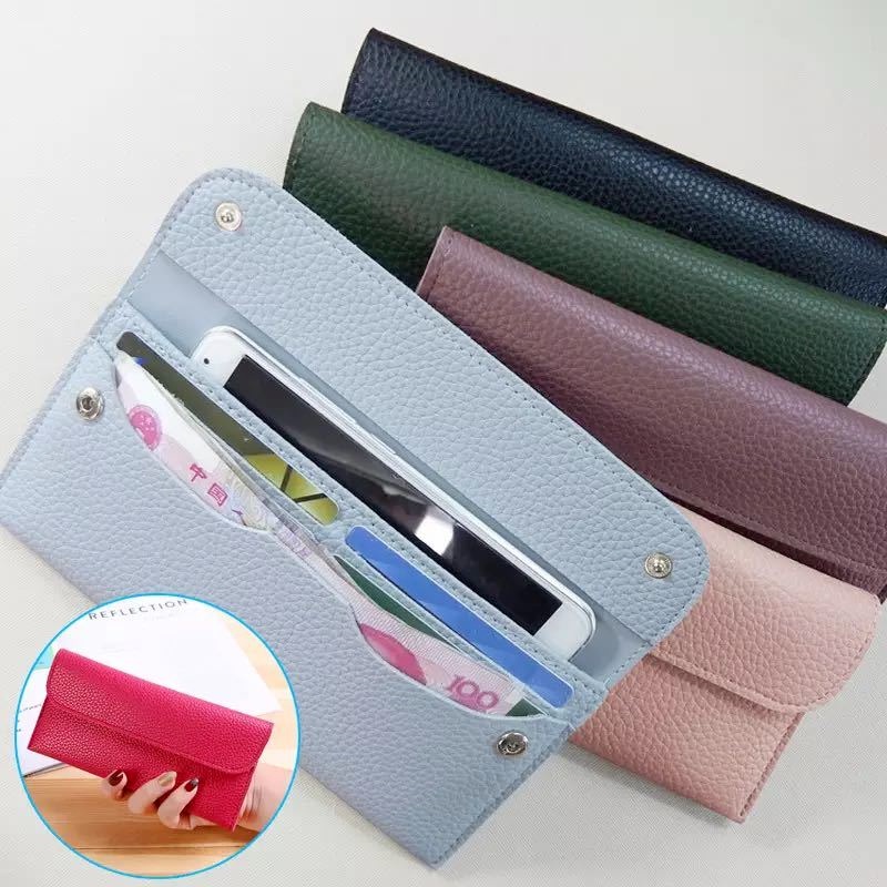 Crosail Fashion PU Long Wallet for Women Card Holder Coin Purse Thin ...