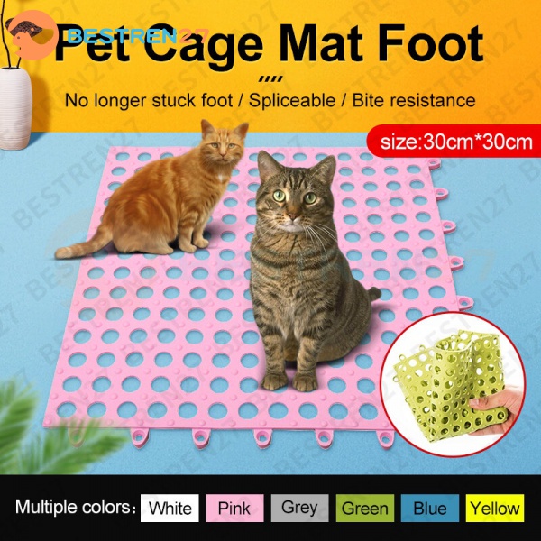 pet cage floor mat Rabbit foot pad anti-bite card foot pedal can be cut ...