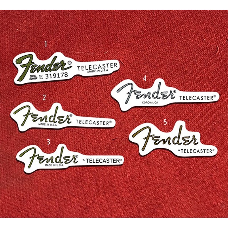 Fender Telecaster Waterslide decals | Shopee Singapore