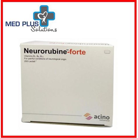Neurorubine-forte Lactab 200's (EXP:2/2025) | Shopee Singapore