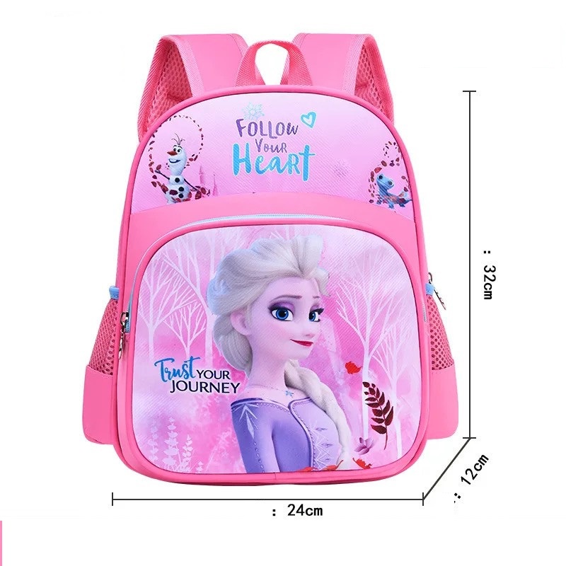 Kindergarten girls' backpacks, elsa backpacks for children from 1 to 6 ...