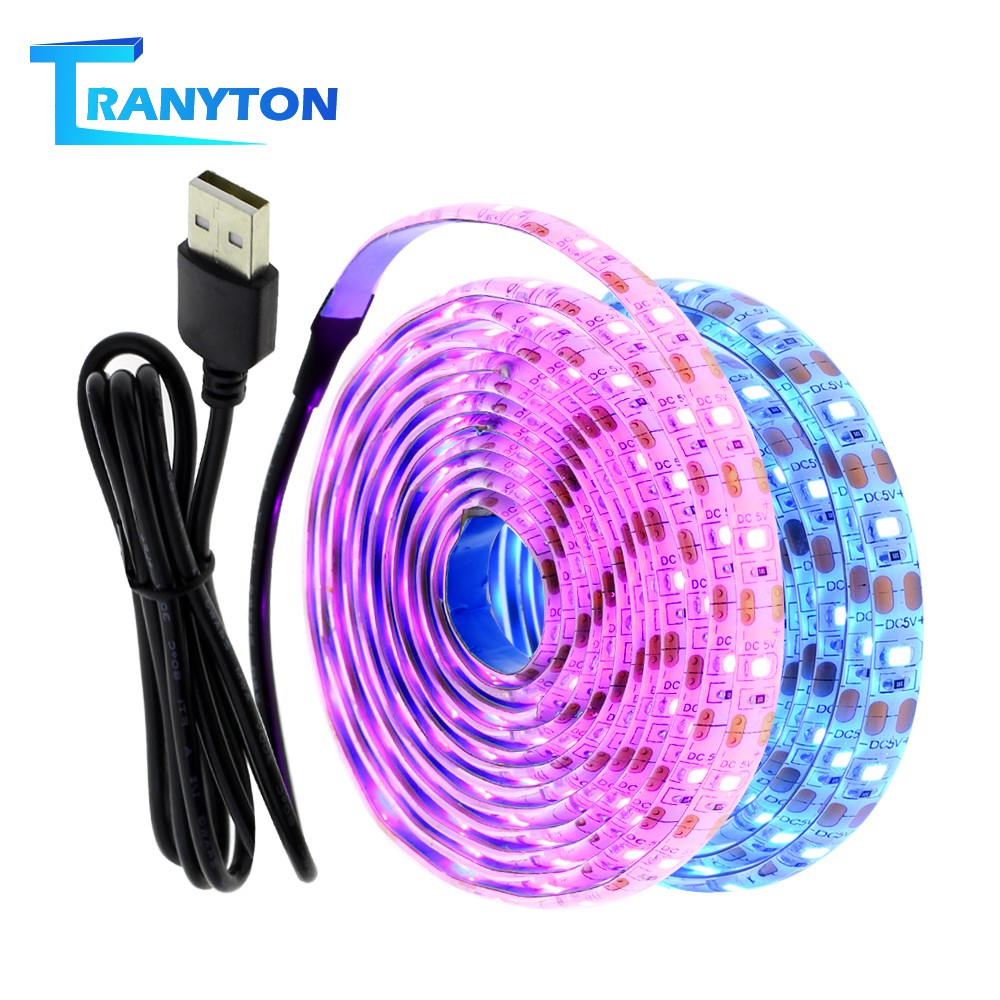 Tranyton Lighting 5V 2835 USB LED Strip Light 1M 2M 3M Fairy Lights ...