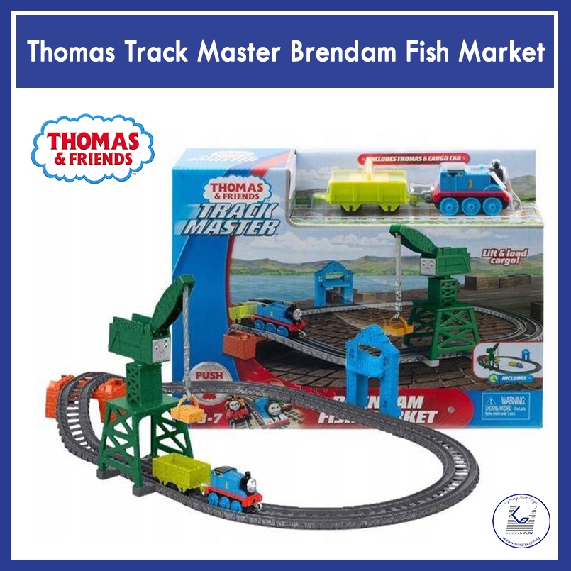 Mattel Thomas and Friends Track Master Brendam Fish Market with Thomas ...