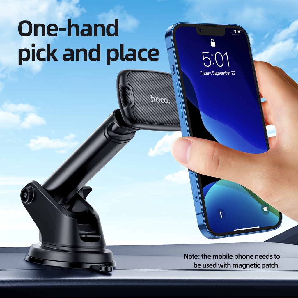 HOCO CA67 Universal Car Phone Holder Center Console Bracket Windshield ...
