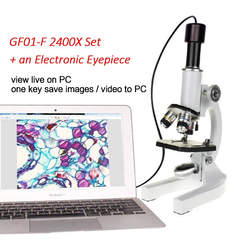 Biological Microscope 120X-2400X Students Educational Science Lab ...