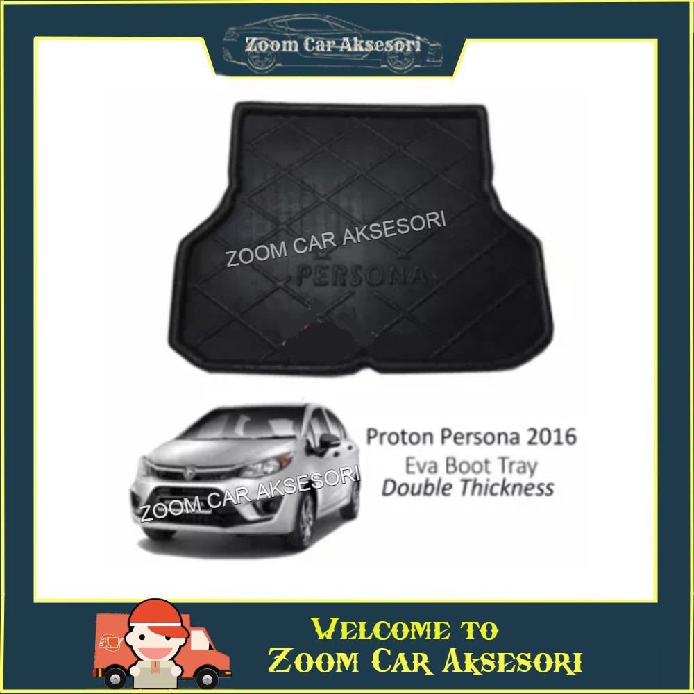 Proton Persona 2016 EVA Copolymer Car Boot Tray Luggage Cargo Trunk ...