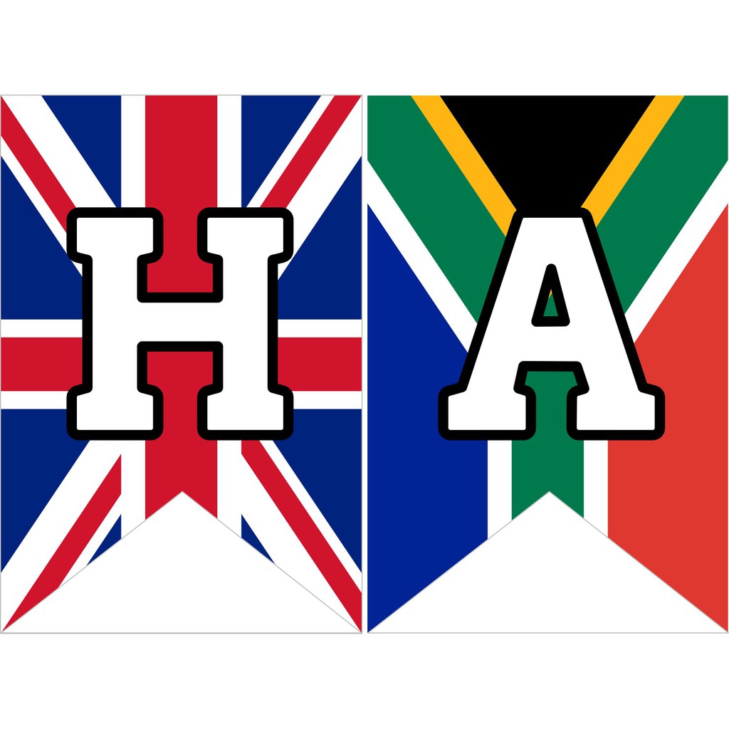 Bunting Banner - Country Flags - Happy Birthday | Shopee Singapore