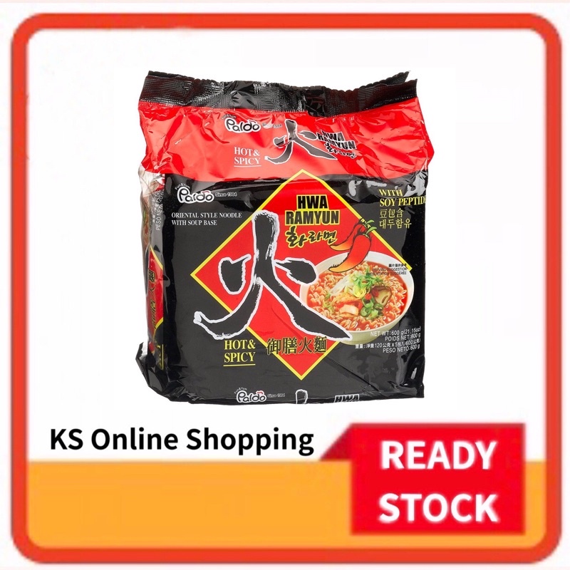 Paldo Hwa Ramyun Big Pack 600g(120g x 5packs)御膳火面 | Shopee Singapore