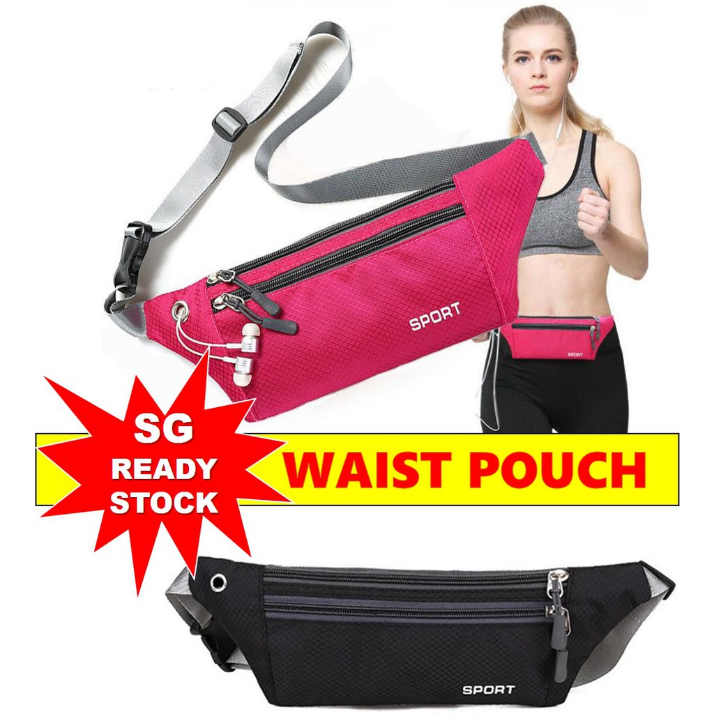 [SG READY STOCK] Light weight Running waist pouch bag for jogging ...