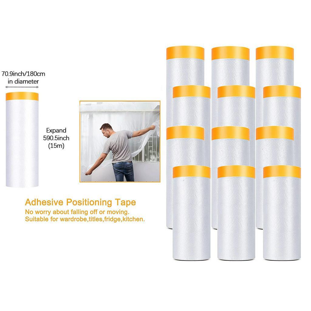 110/50cm Portable Folded Overspray Protective Sheeting Oil Painting ...