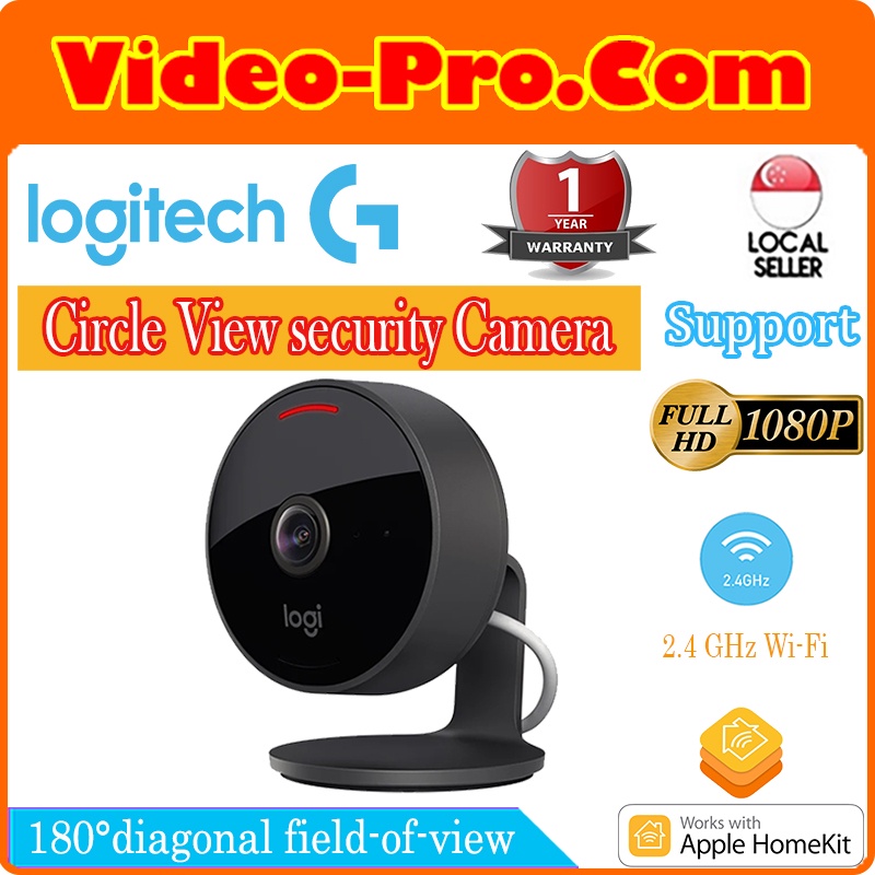 Logitech Circle View Apple HomeKit-enabled security Camera with ...