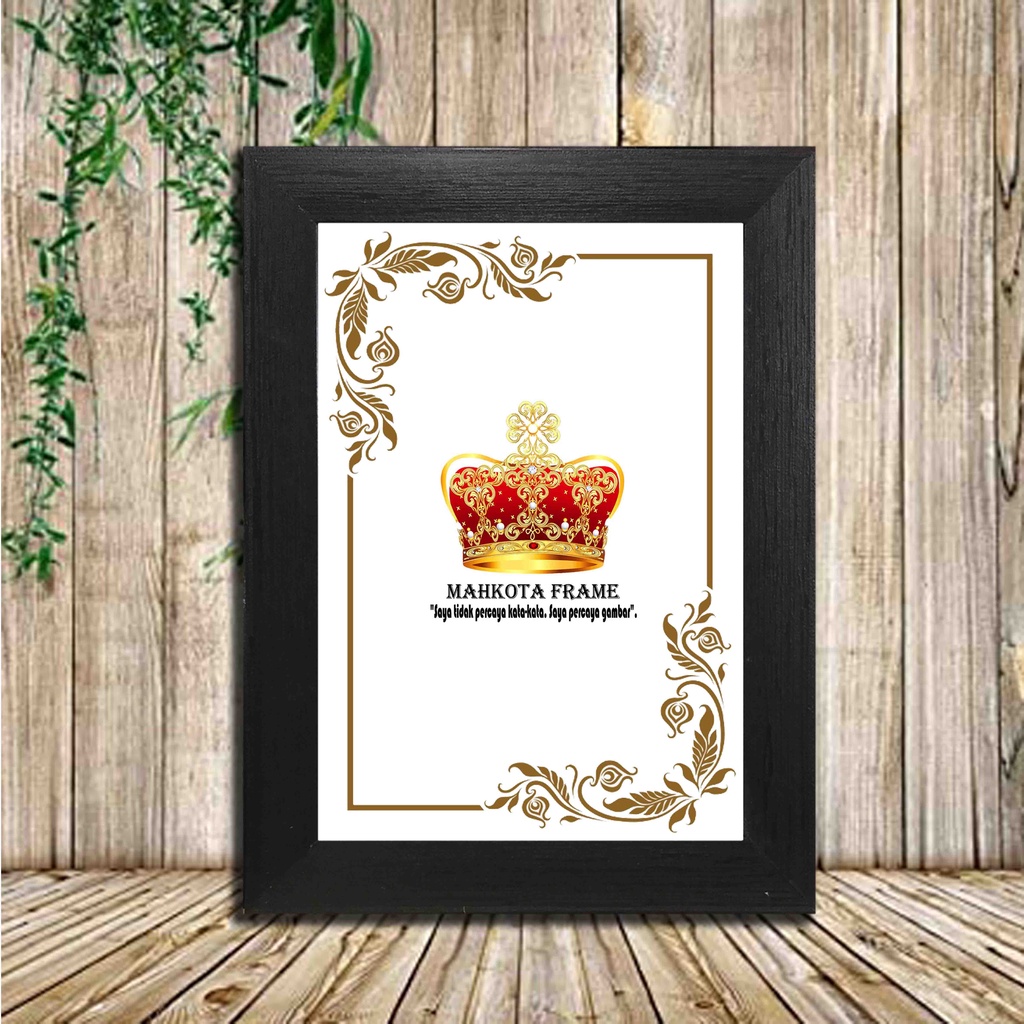 KAYU Carved wood grain photo frame figura frame 10R(20x25 cm) | Shopee ...