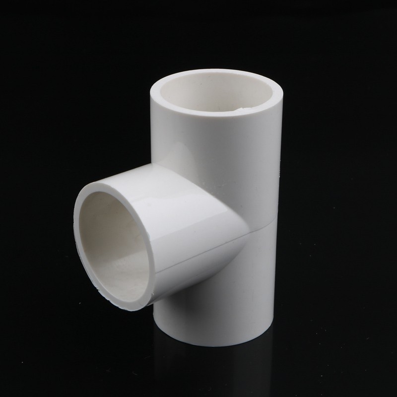 PVC Tee Connector DIY PVC Pipe Joint 3-Way T PVC Pipe Fitting Connector ...