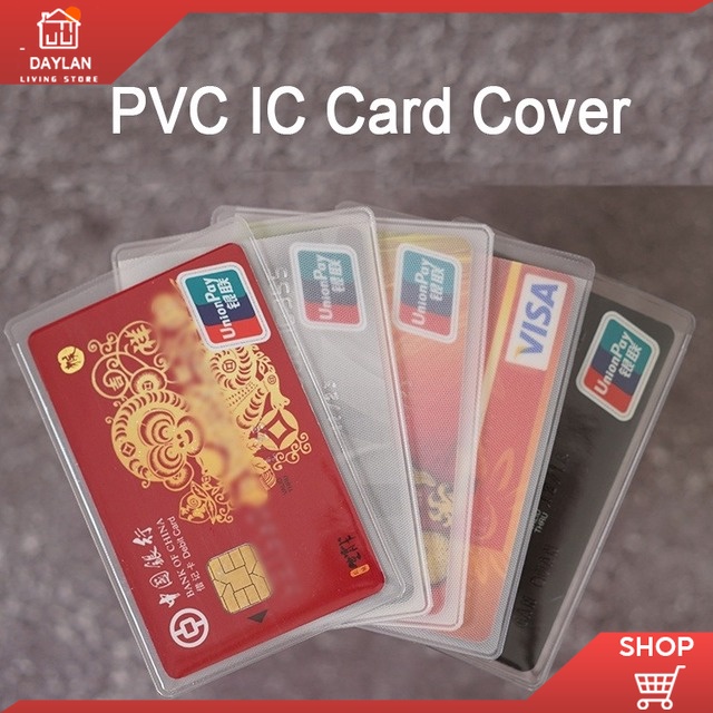 Transparent Matte Card Cover, ATM/ Credit Card/ Student ID PVC Holder ...