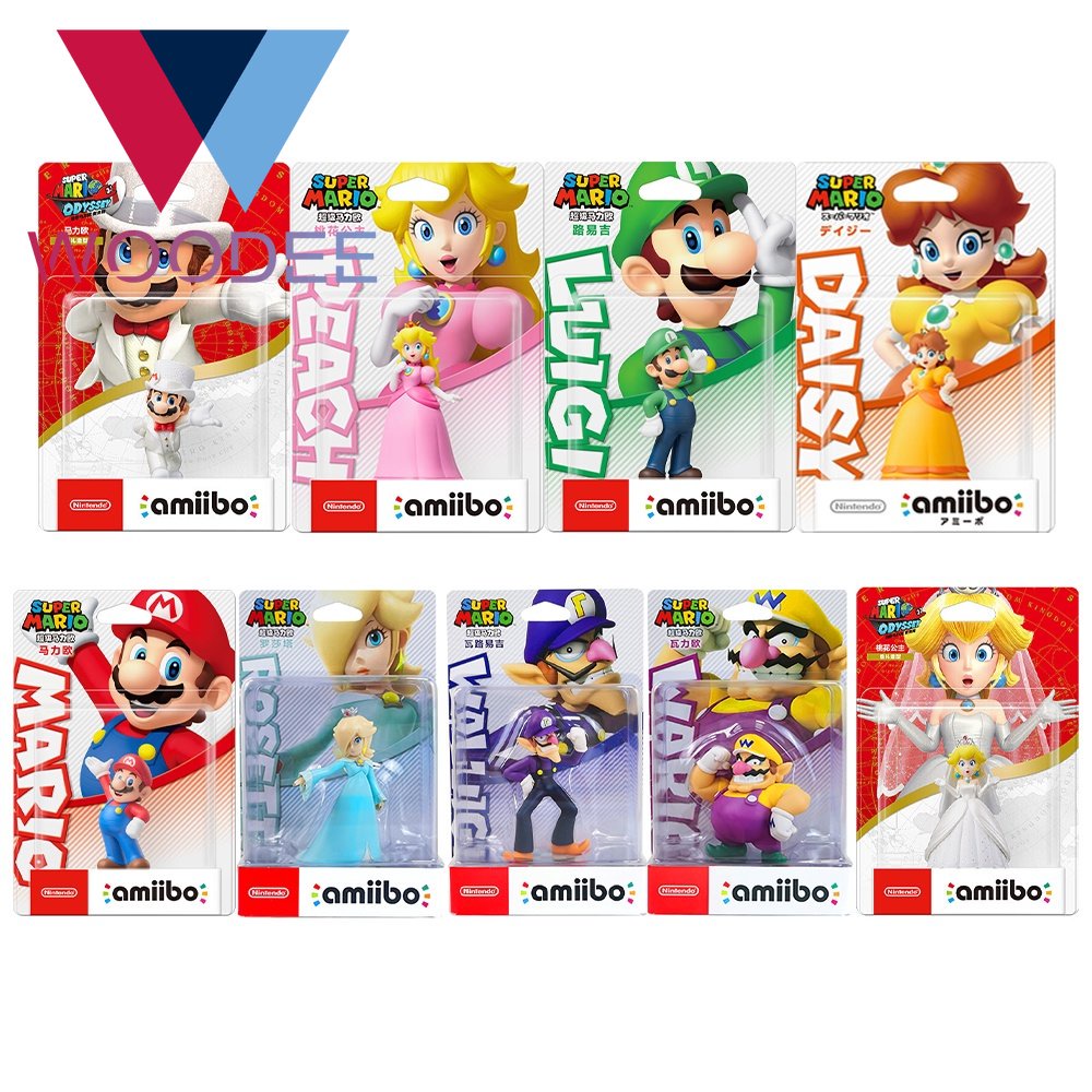 Nintendo Amiibo Super Mario Odyssey Wedding Series Mario/Peach/KOOPA ...