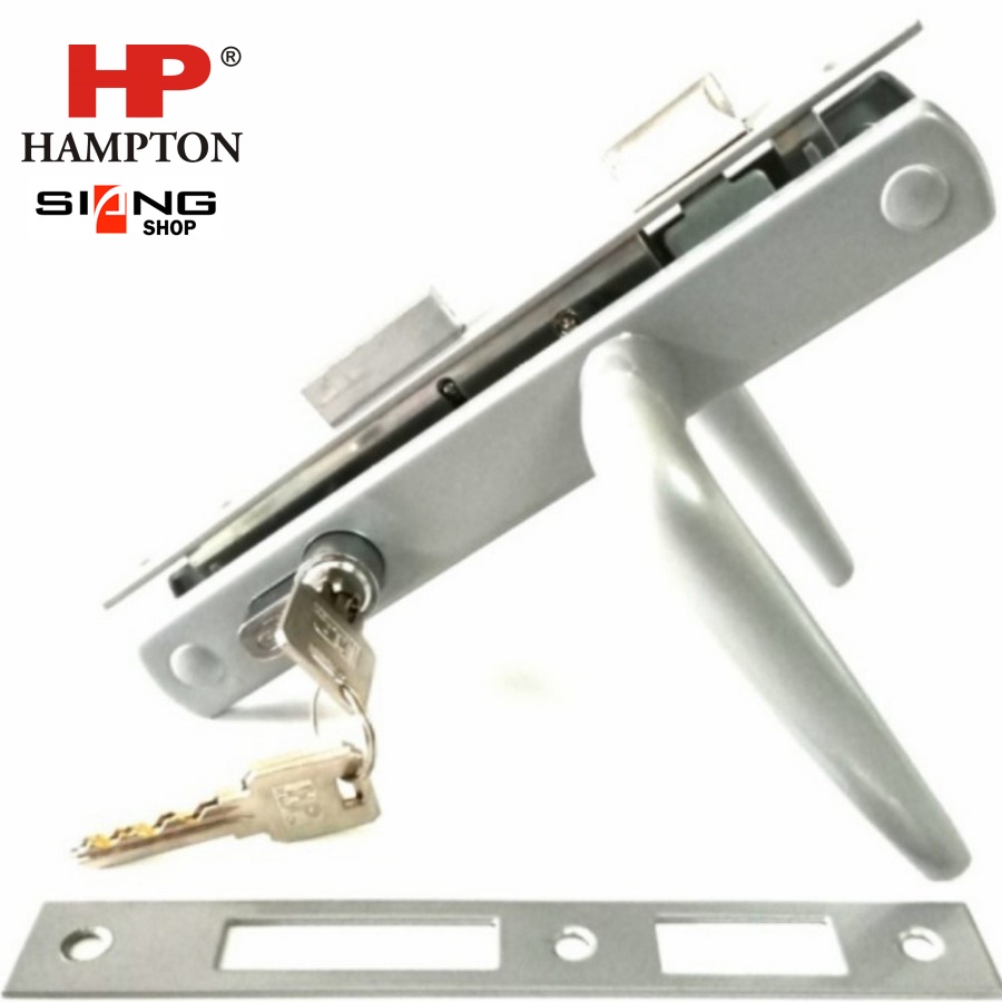 Hampton 2170 Aluminum Door Lock Complete Set (For 3"-9055 Frames ...