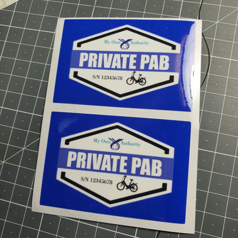 Private PAB theme sticker set | Shopee Singapore