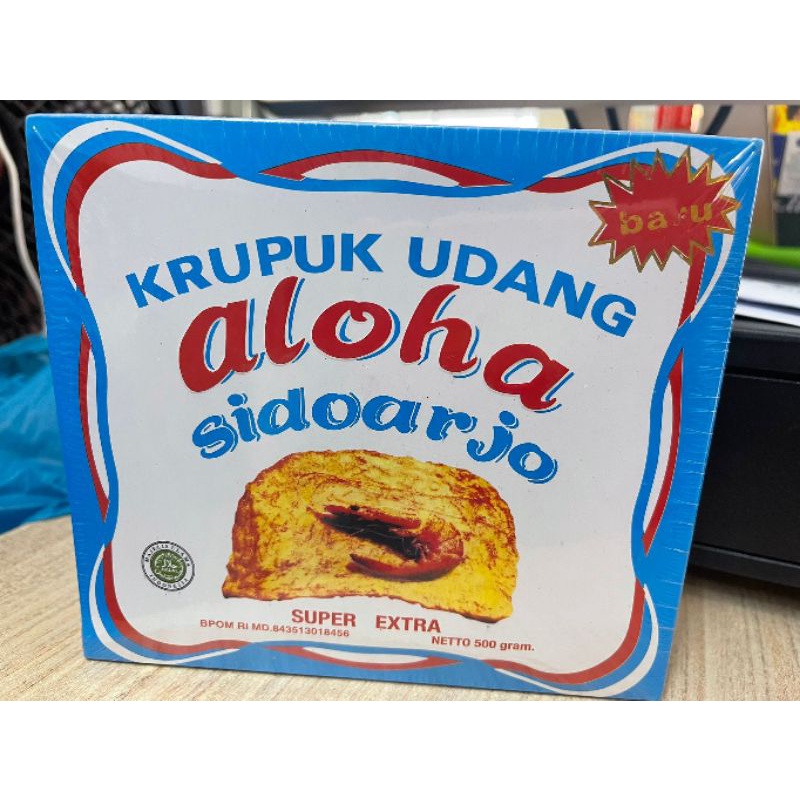 Kerupuk udang ALOHA sidoarjo 500gr | Shopee Singapore