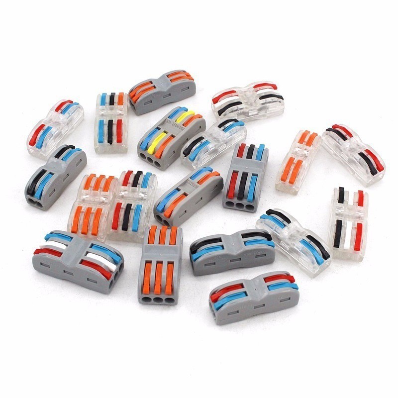 10PCS Wire Connector Cage Spring New Universal Docking Fast Wiring ...