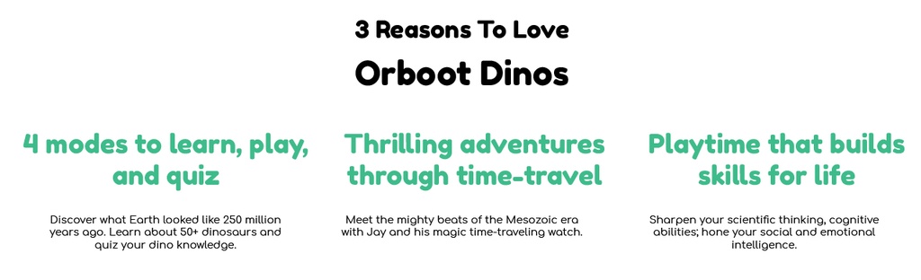PlayShifu Orboot Dinos Interactive 3D Dinosaurs AR Based STEM Toys ...