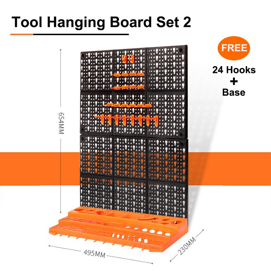 Peg Board Pegboard Ikea Shelf Hardware Tools Hanging Plate Garage ...