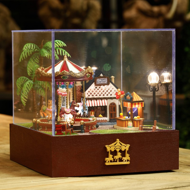 Sunshine Garden Carousel | Happiness Garden Carousel | Castle Rotating ...