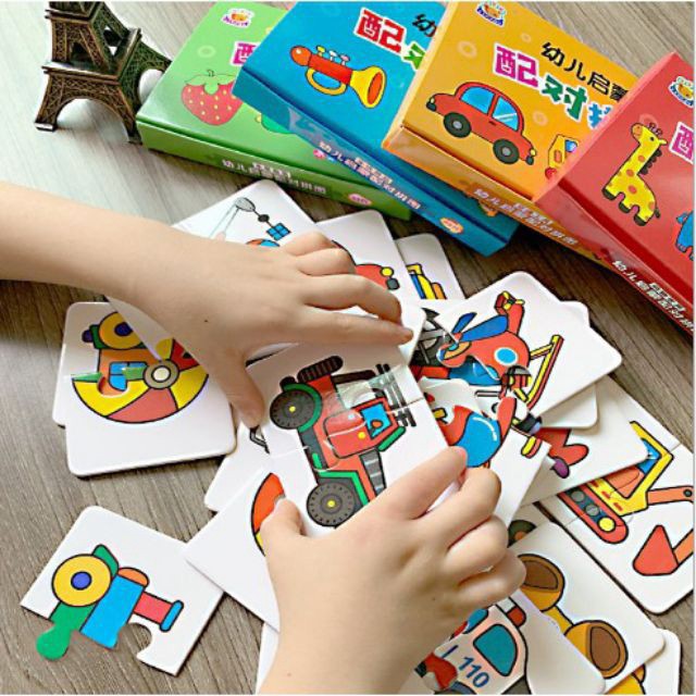 Smart puzzle card set for children (including 16 cards) | Shopee Singapore