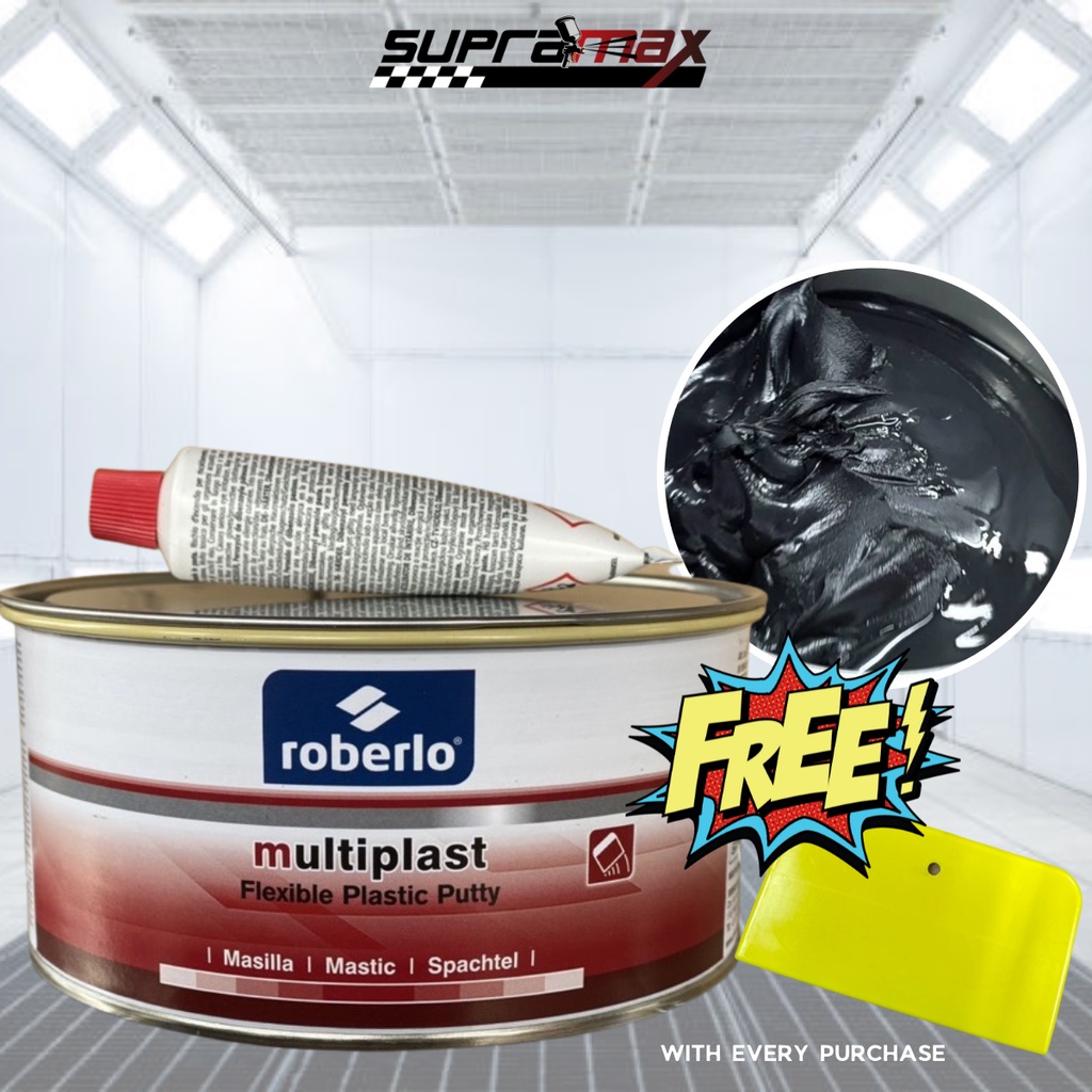 ROBERLO MULTIPLAST FLEXIBLE PLASTIC PUTTY / SIMEN Plastik /SIMEN KERETA ...