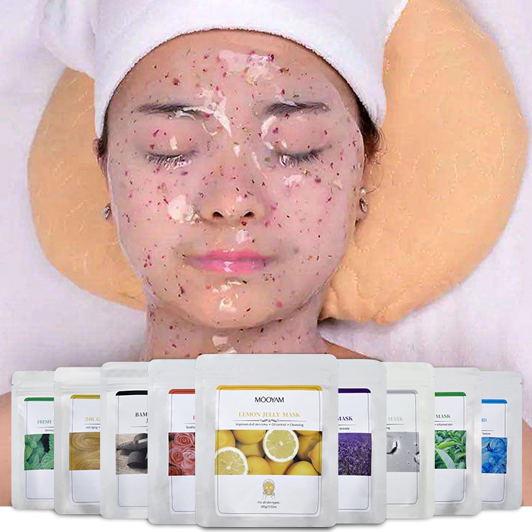 Natural Organic Rose Powder Mask Moisturizing Brightening Peel Off Soft ...