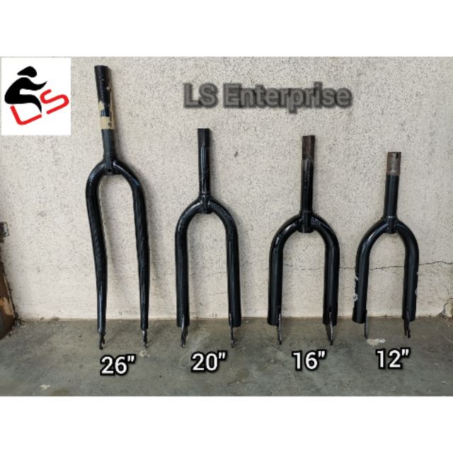 25.4mm Bicycle Fork 12" 16" 20" 24" 26" MTB City Bike Speed Udang Fork ...